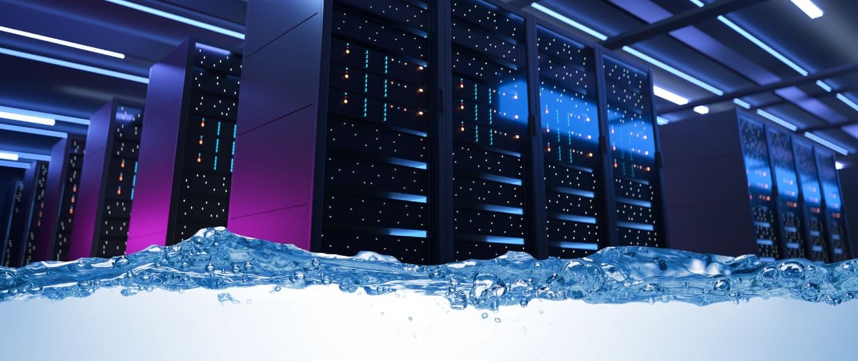 The Water Footprint of AI Data Centres